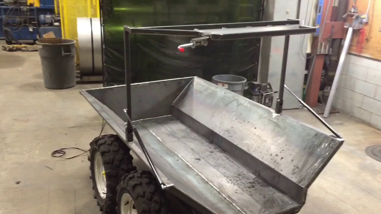 Atv Hydraulic Dump Trailer Youtube
