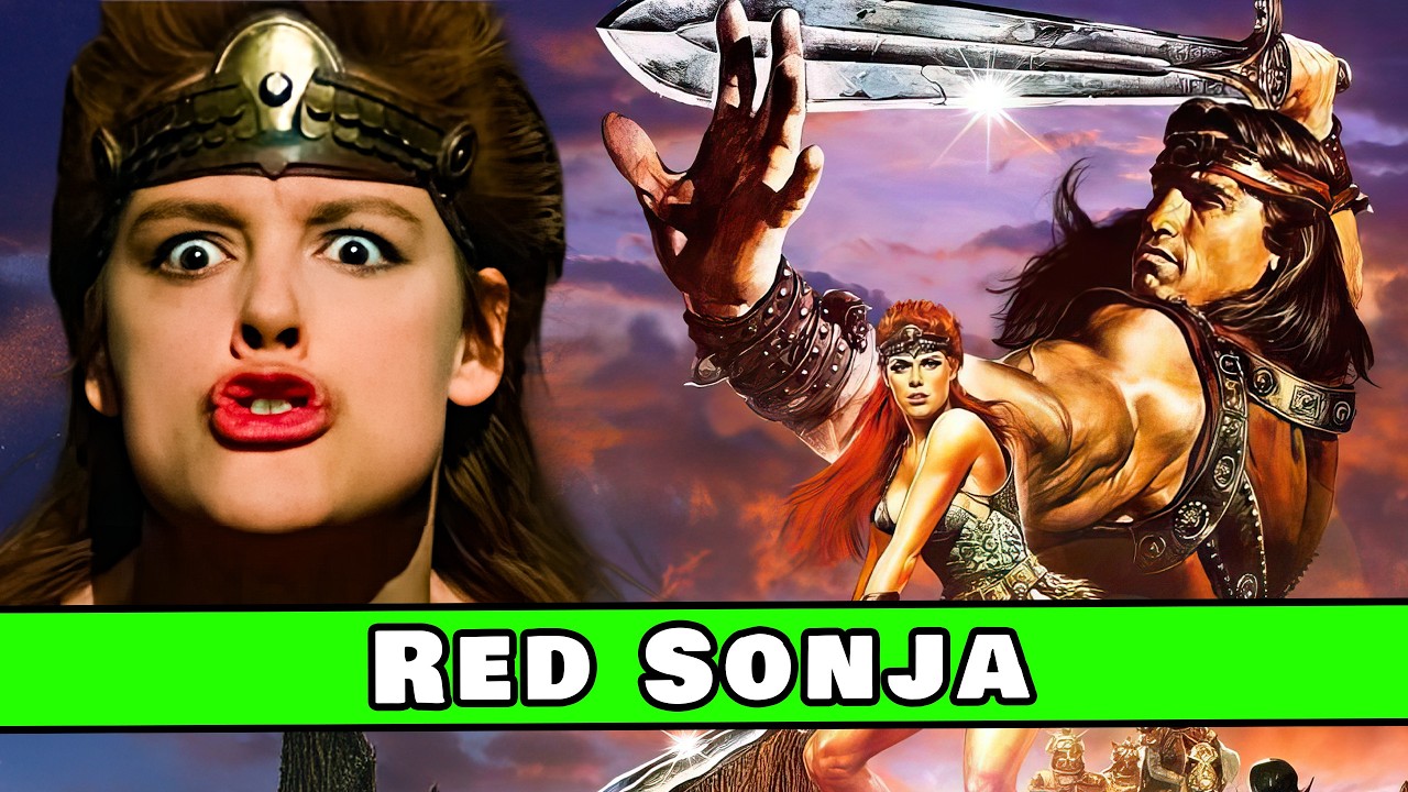 Arnold Schwarzenegger nails a lesbian with a mullet | So Bad It's Good #363 - Red Sonja - YouTube