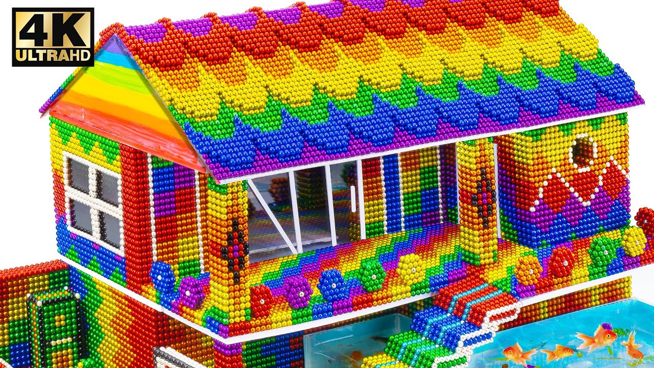 Magnet Satisfying | How To Build Mini Modern House Model Construction ...