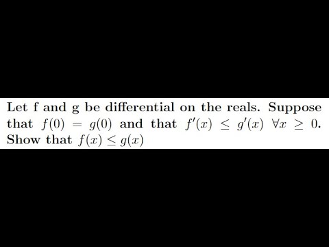 Fun application of the Mean Value Theorem! - YouTube