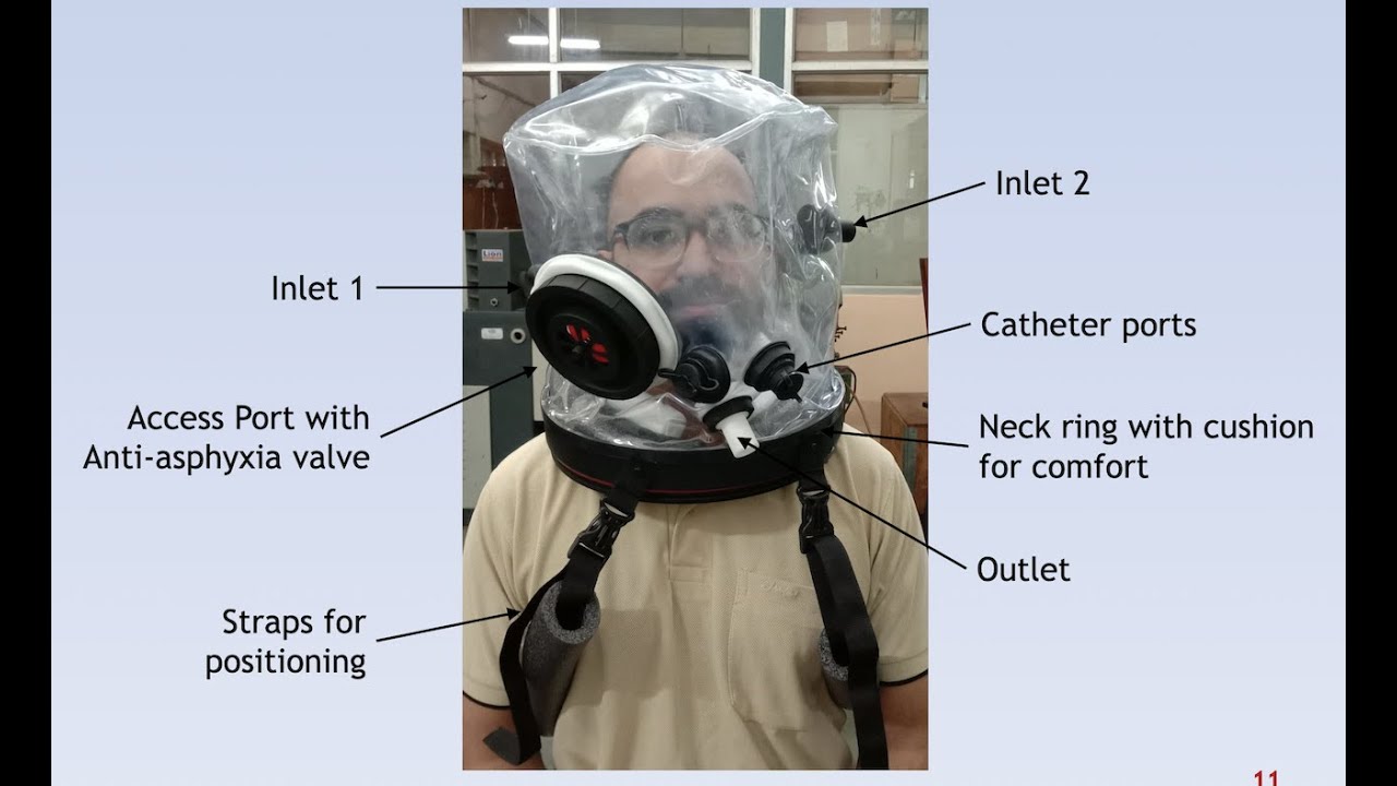 Helmet Patient Interface for Non Invasive Ventilation Oxygen Helmet ...