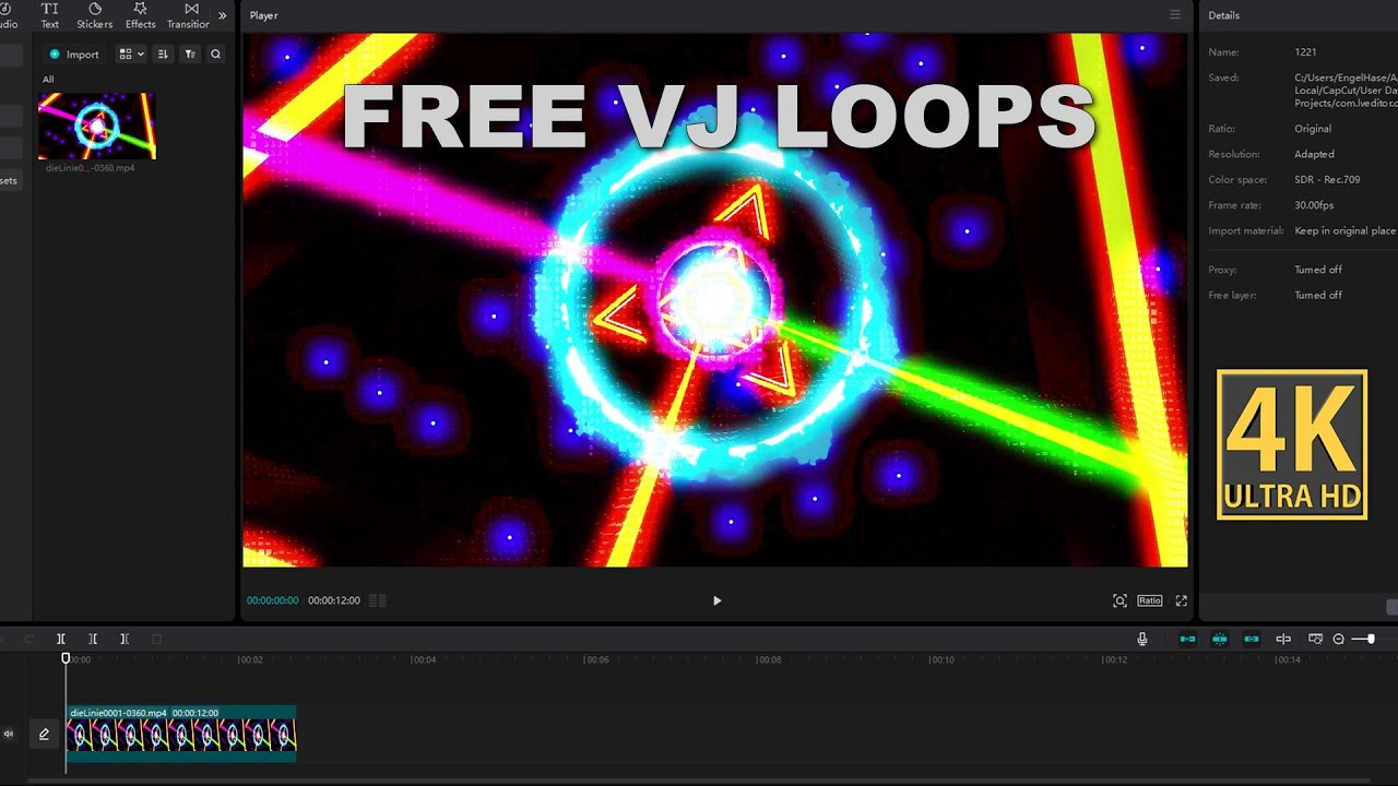 FREE! 4K DJ Loop Extravaganza: VJ Loops in High Resolution | EMD ...