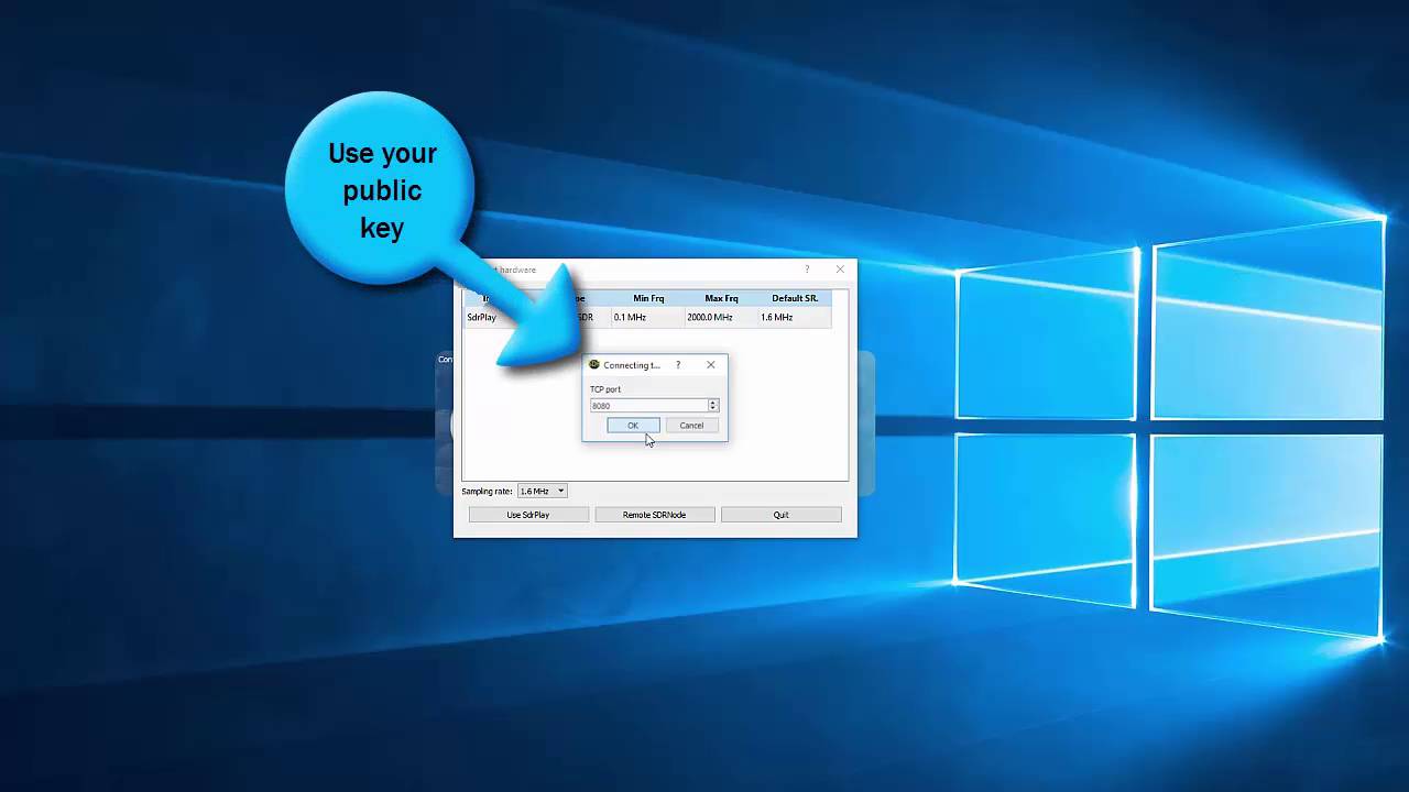 Cloud-SDR client - connecting remote SDR - YouTube