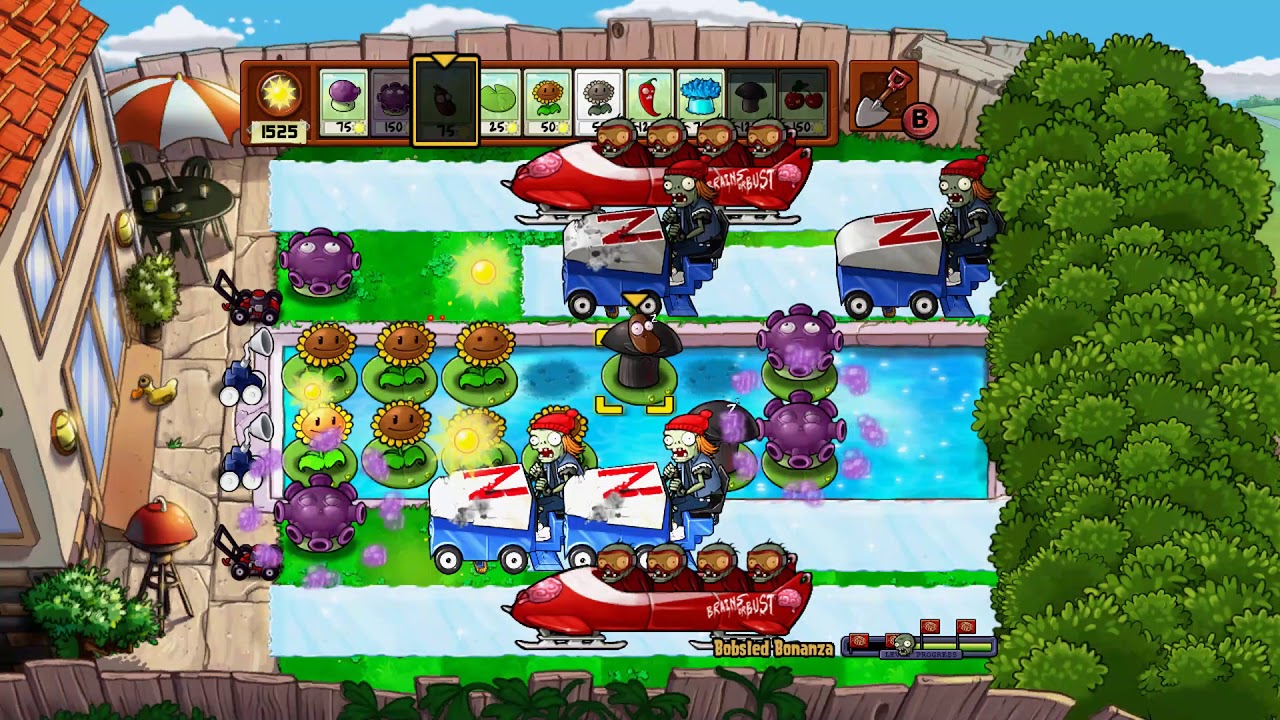 Plants vs Zombies - Bobsled Bonanza. - YouTube
