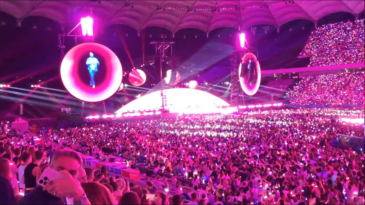 Coldplay - My Universe | Live Bucharest, Romania 2024 - YouTube