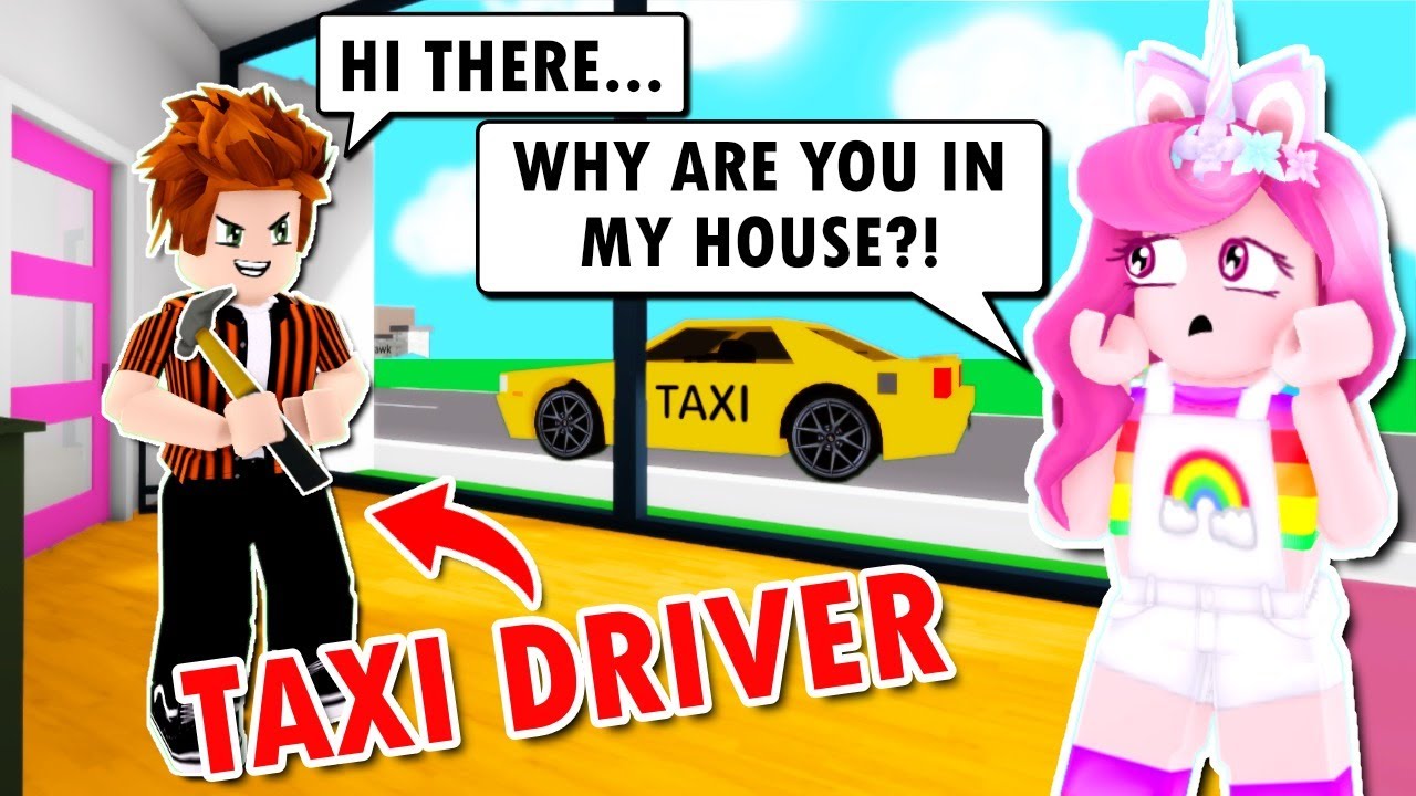 This CREEPY Taxi Driver BROKE Into My House! (Roblox) - YouTube