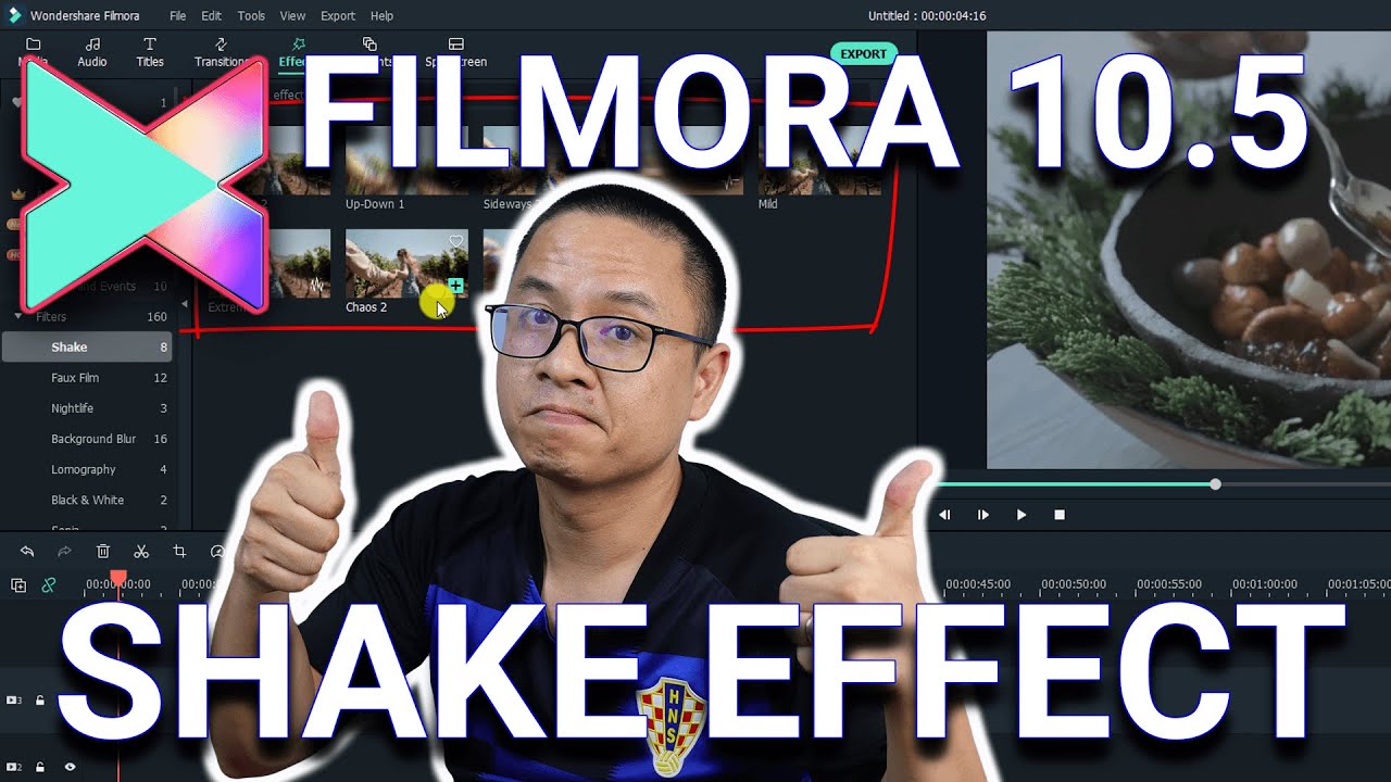 Filmora X Shake Effect Tutorial [Updated] - YouTube