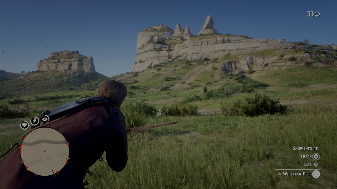 RDR2-Arthur Hunting a Deer - YouTube