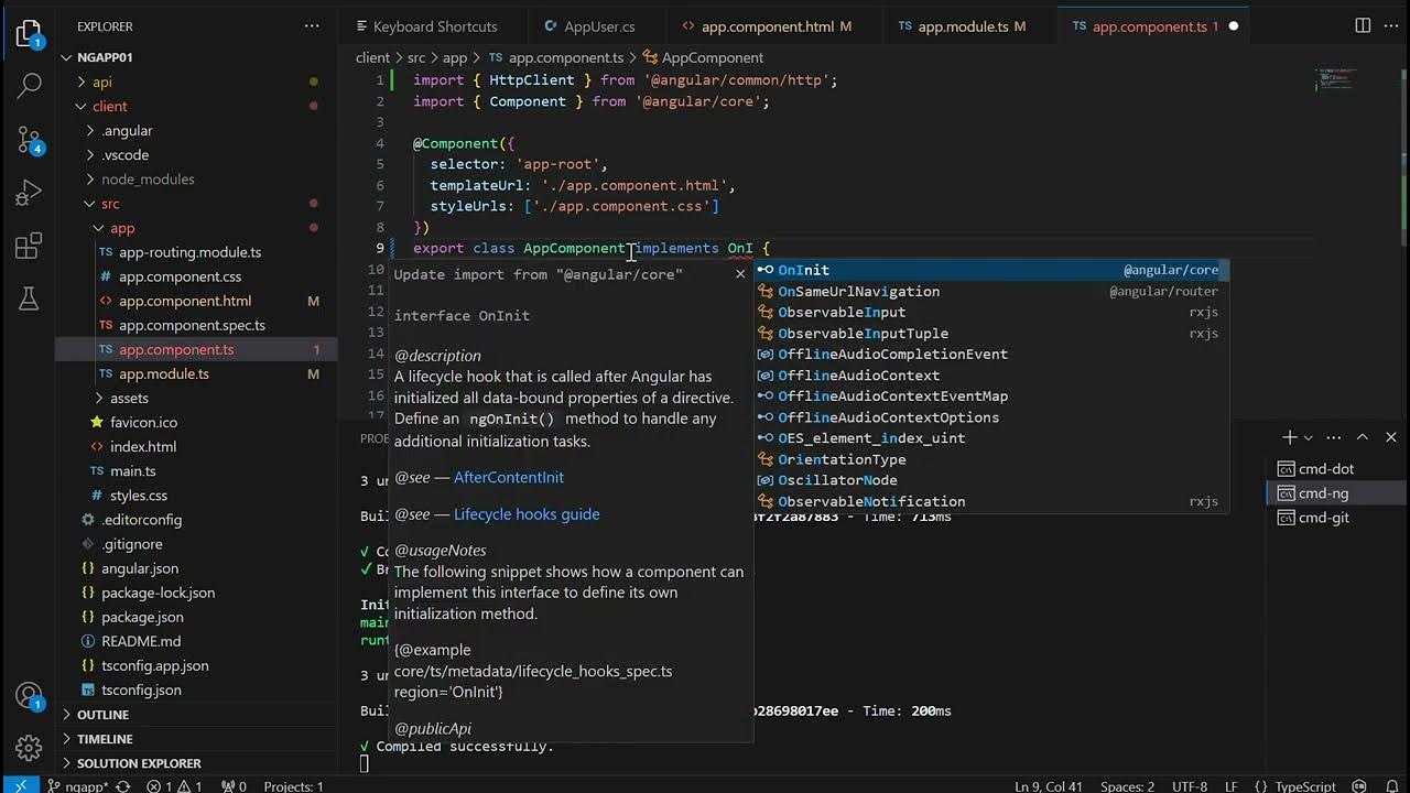How to consume asp.net core web Api in angular app? - YouTube