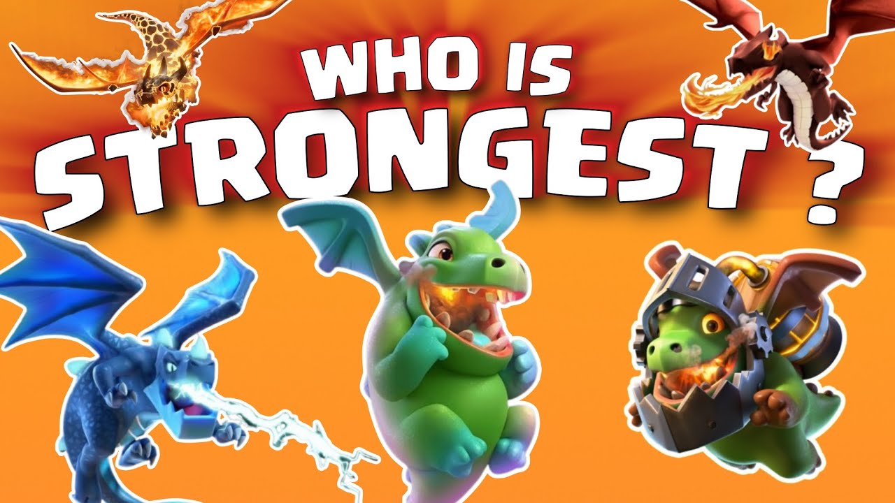 STRONGEST DRAGON IN COC #gaming - YouTube