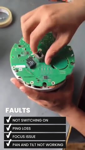 PTZ Camera repair service | CCTV not working - YouTube