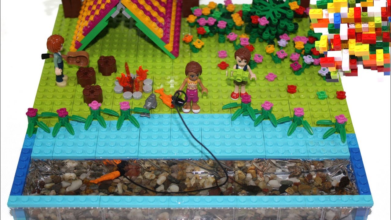 Lego Friends Fish River by Misty Brick. - YouTube