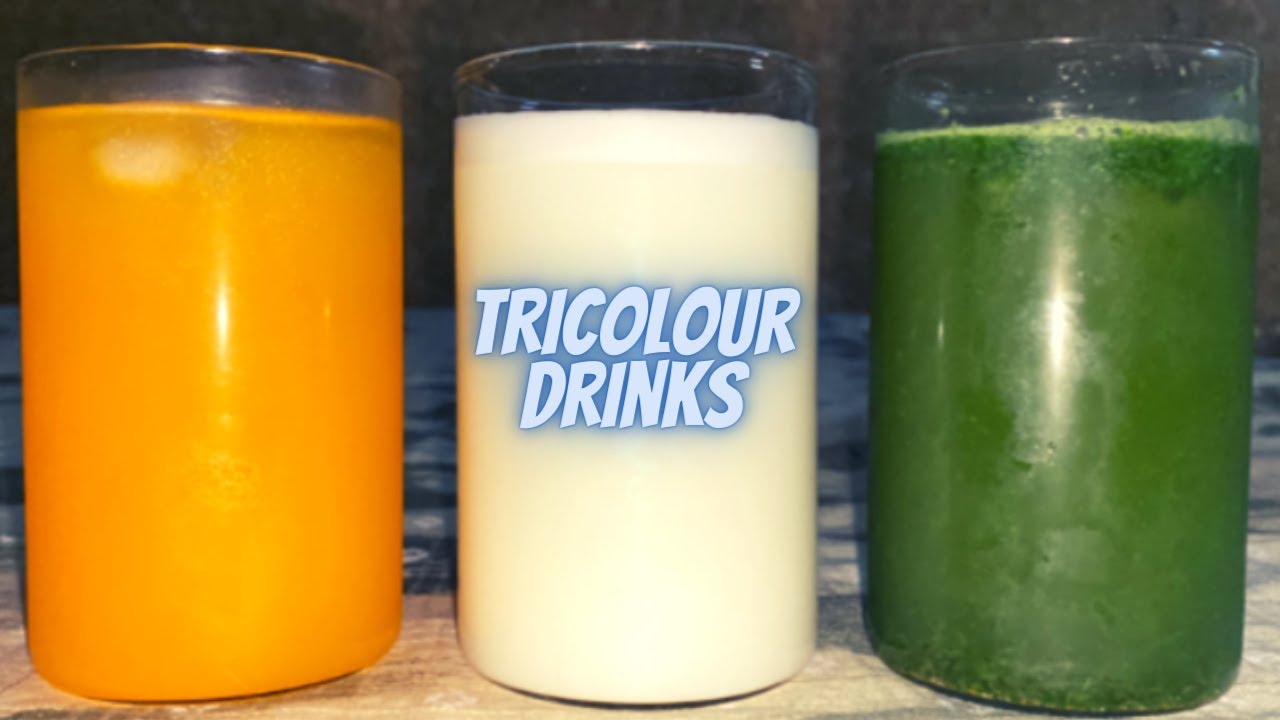 Tricolour Drinks | Independence Day Special Recipe | Har Ghar Tiranga ...