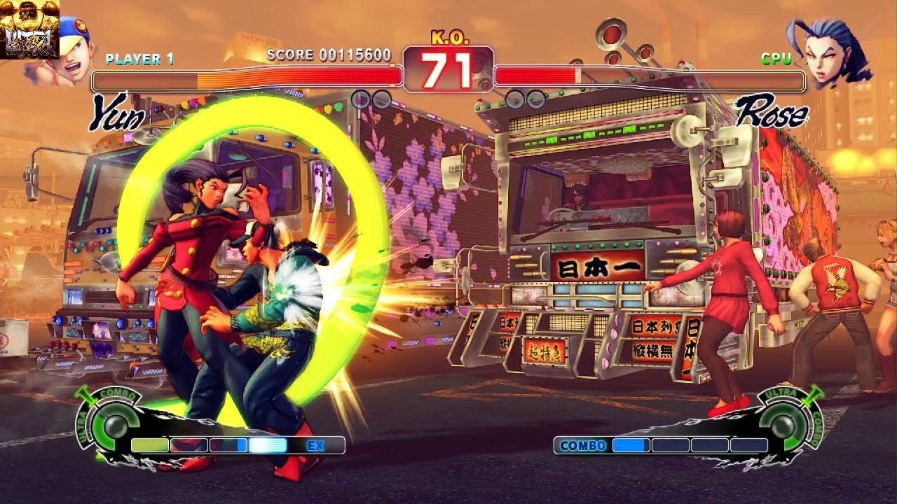 YUN SF4 ARCADE RUN - YouTube