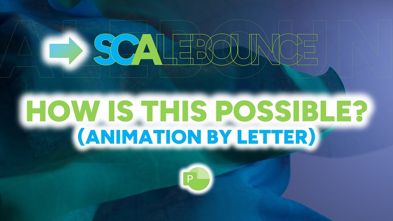 CRAZY ANIMATION🔥with text fill by letter in PowerPoint. A step by step ...