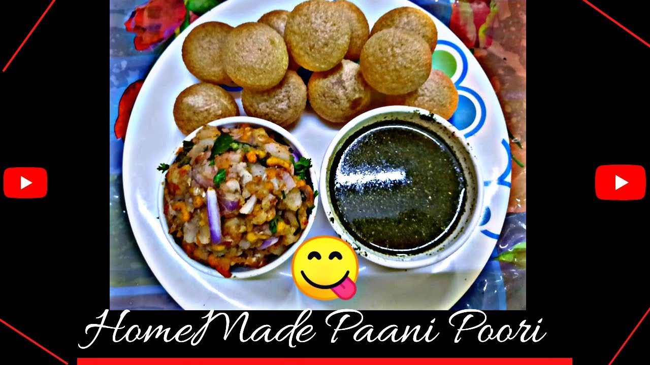 Homemade Paani Poori / Simple Dish at Home / Ready to Eat / Sara's ...