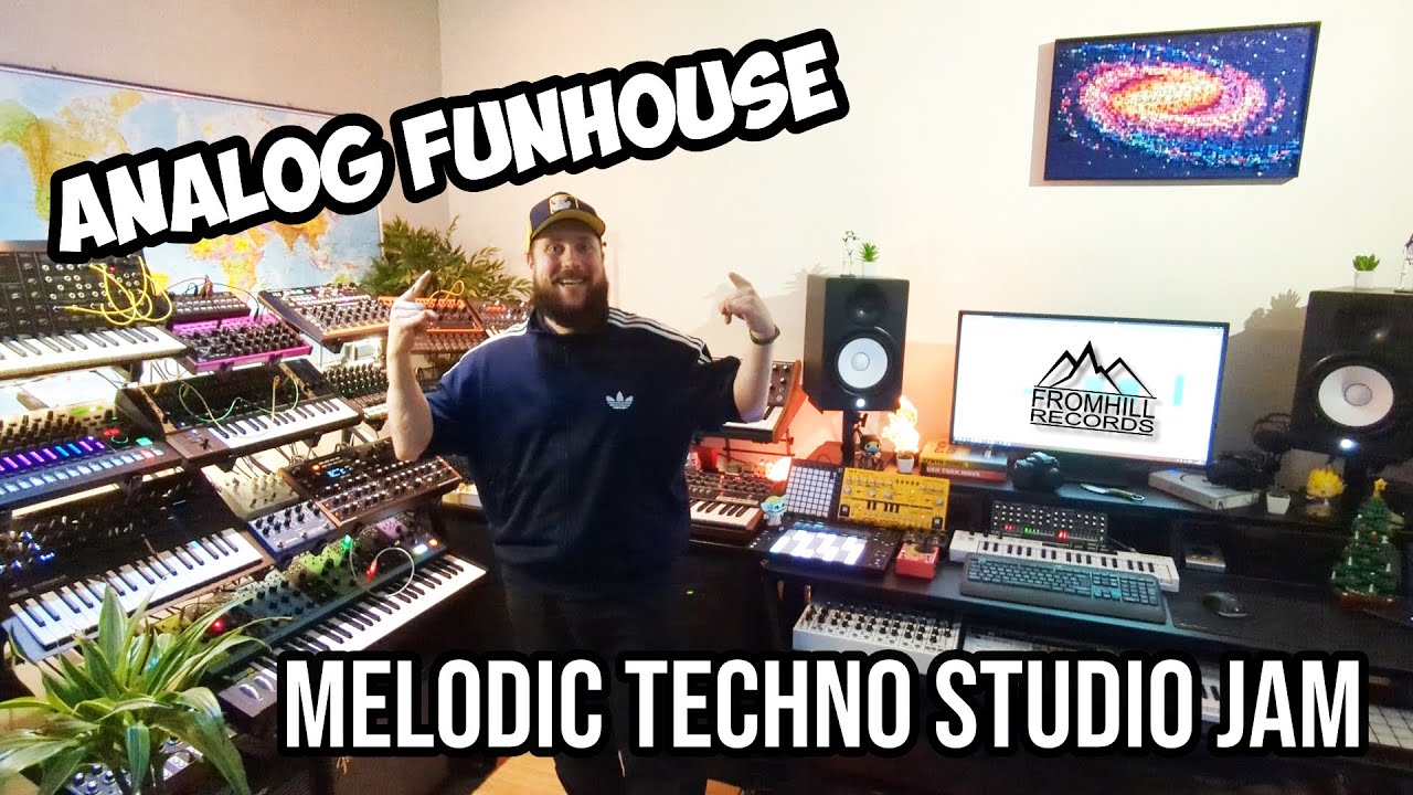 Melodic Techno Studio Jam - Analog funhouse - YouTube