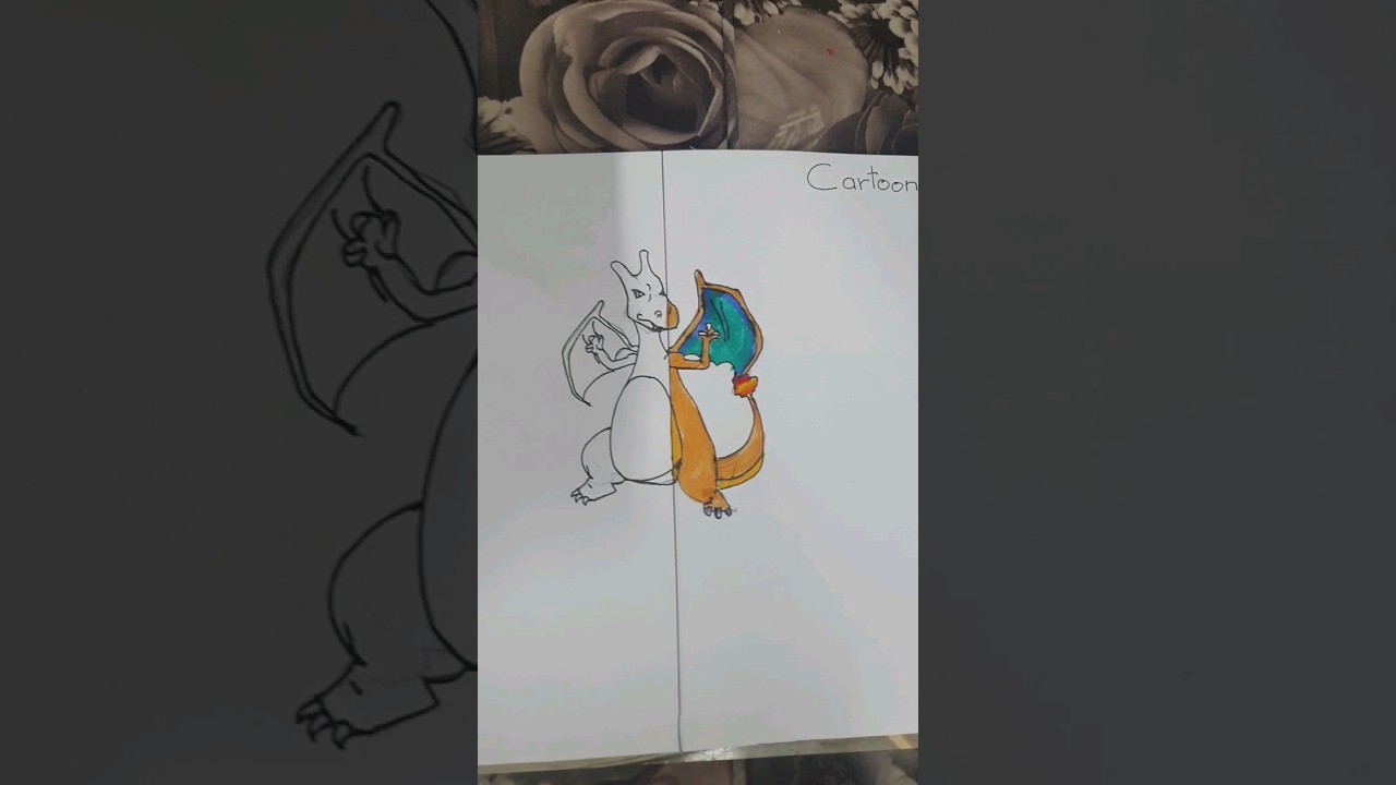 Drawing Charizard in 2 Styles (Part1)🔥 - YouTube