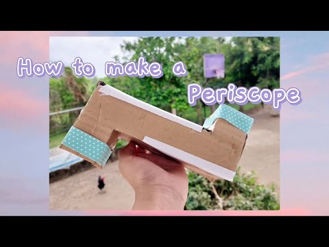 How to make a periscope with cardboard | School Project | DIY