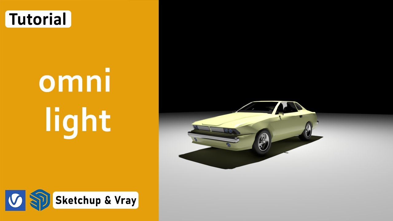How to use Omni light Vray - YouTube