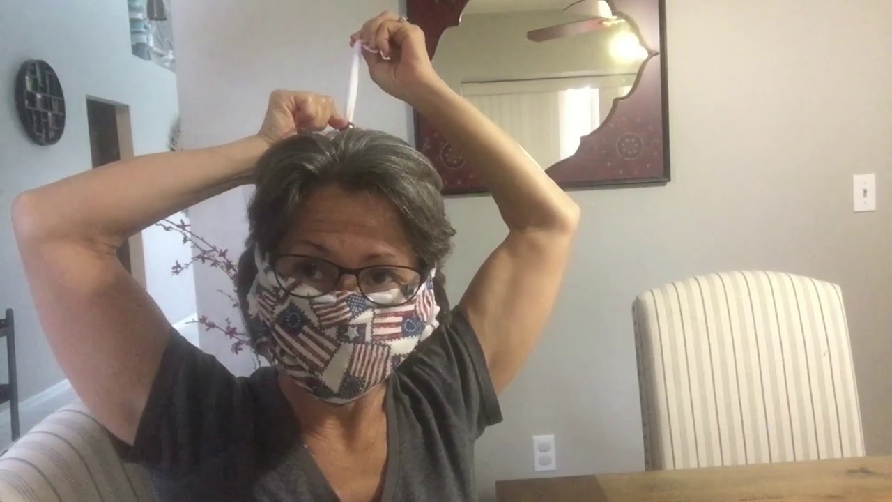 Misty Kit Face Mask - How to wear the completed DIY Misty Kit Face Mask ...