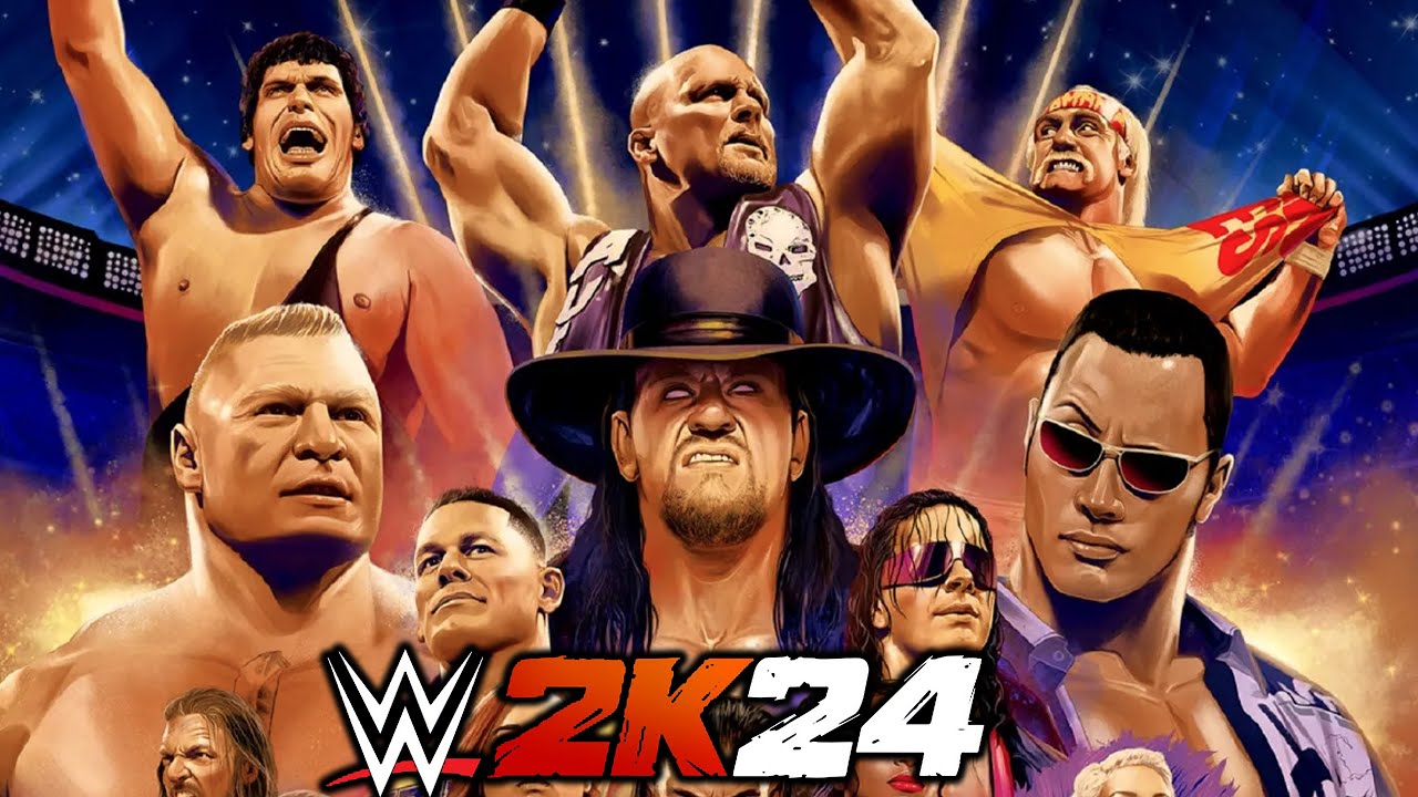 All Characters WWE 2K24 [4K 60FPS-UHD] No Commentary - YouTube