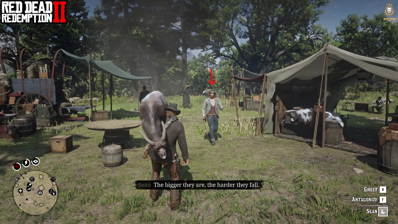 RDR2 - Gang's Reaction If Arthur Brings A Bighorn Sheep in the Camp ...