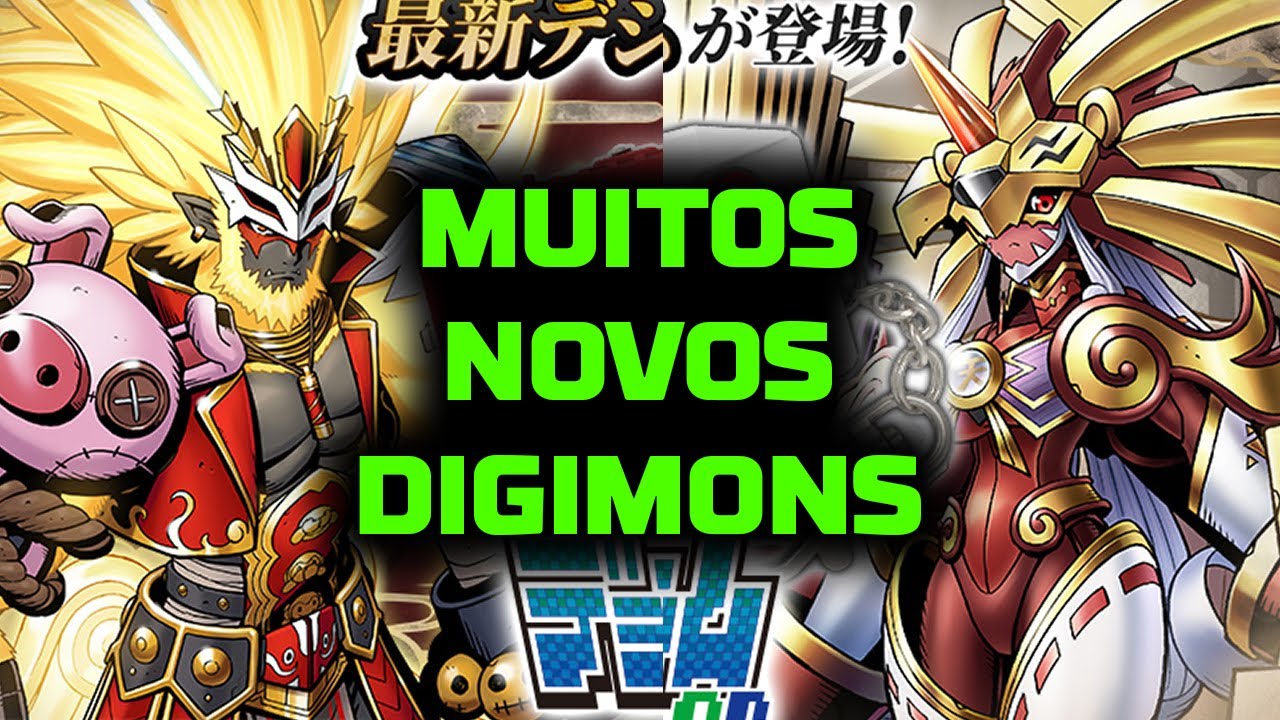 Muitos Novos Digimons - Conversando Digimon - YouTube