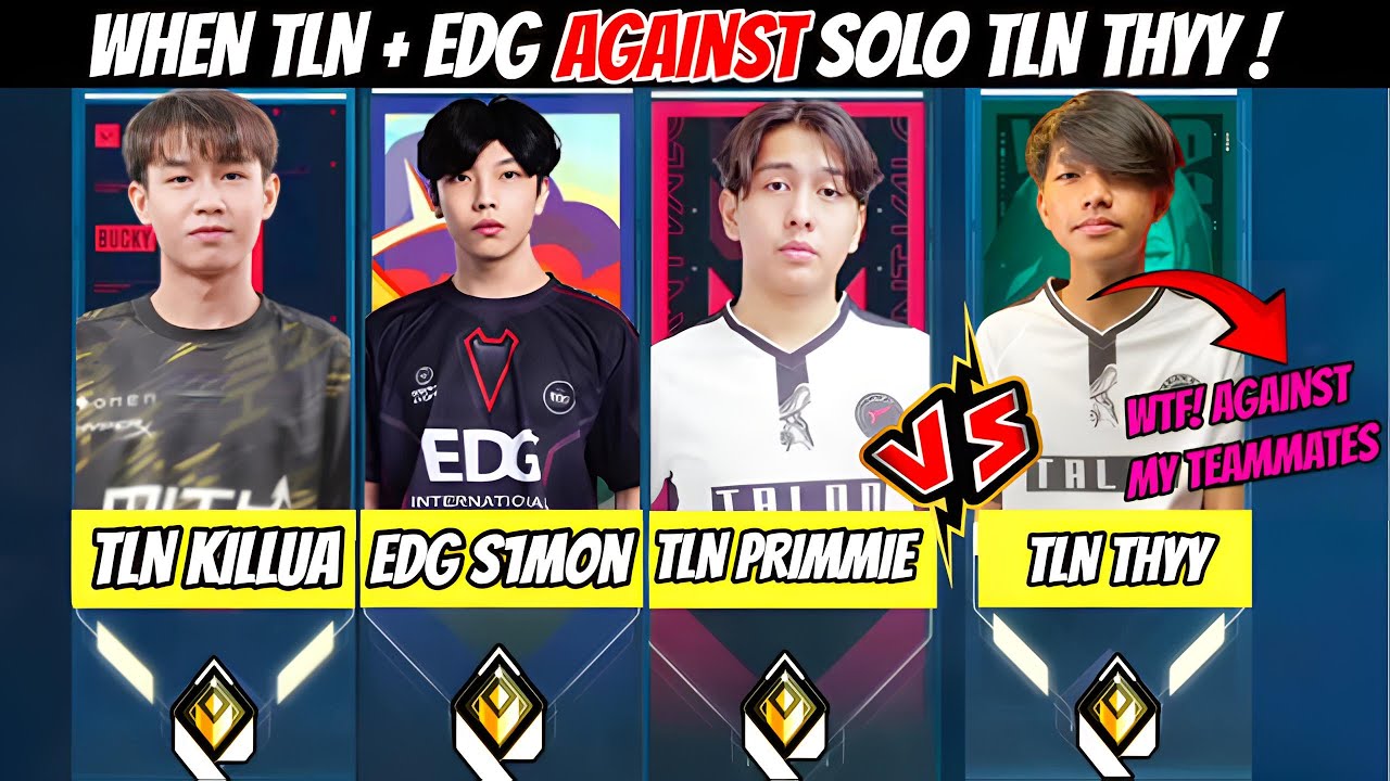 When 3 Pros Stacked Against Solo TLN Thyy in Ranked ft. TLN Primmie TLN ...