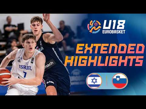 Quarter-Finals: Israel 🇮🇱 vs Slovenia 🇸🇮 | Extended Highlights | FIBA U18 EuroBasket 2026