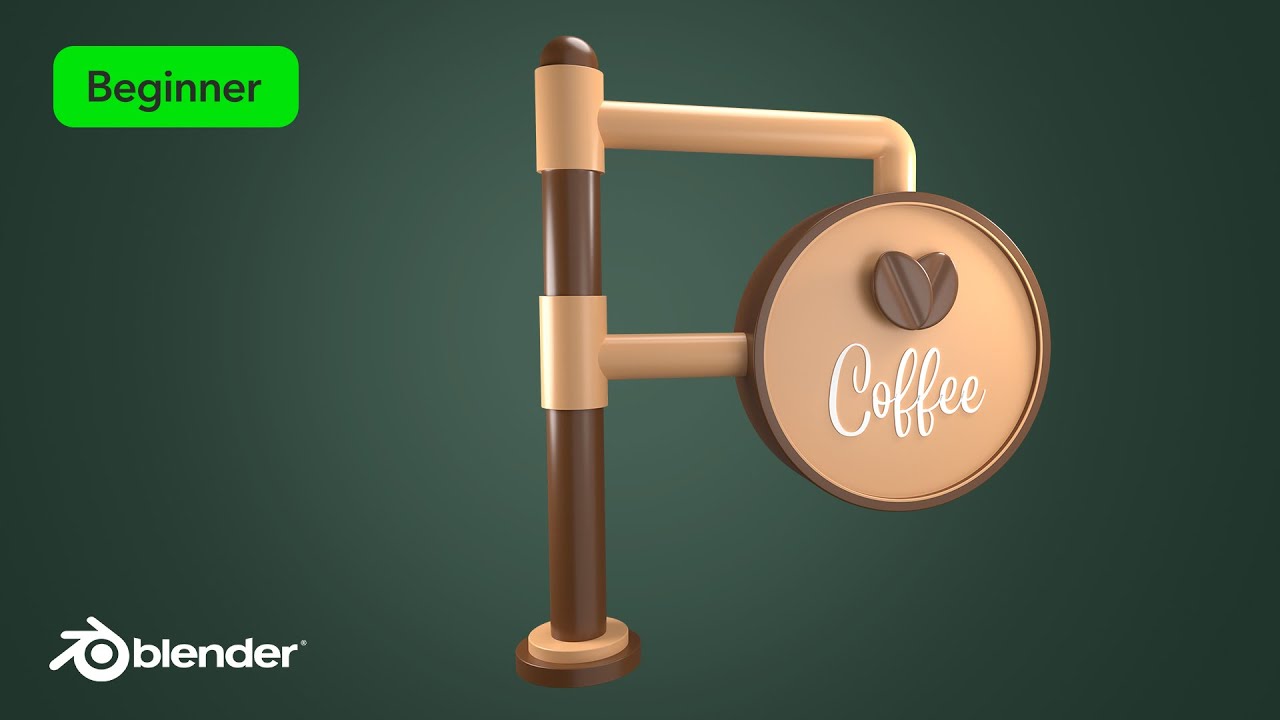 3D Signboard in Blender - Beginner | CGNTM - YouTube