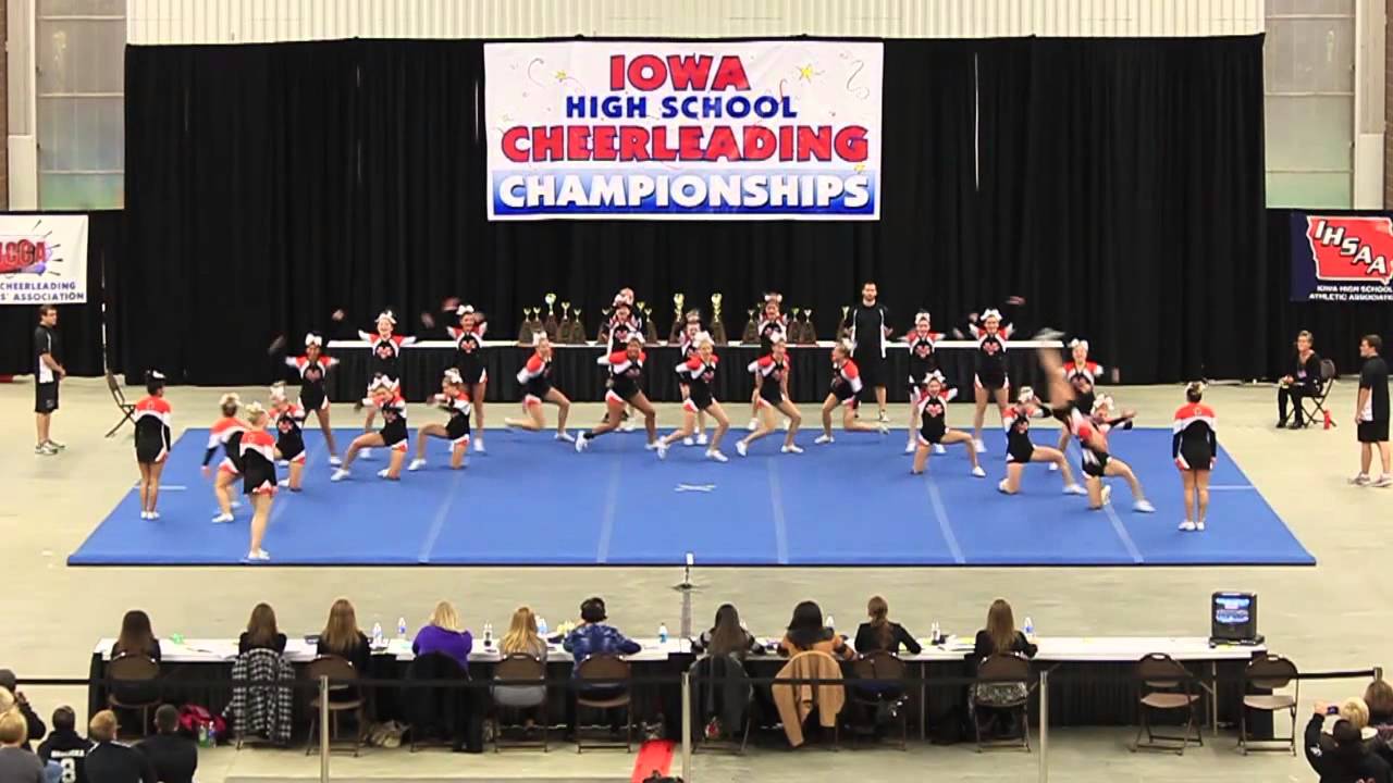 West Des Moines Valley Cheer State 2012 - YouTube