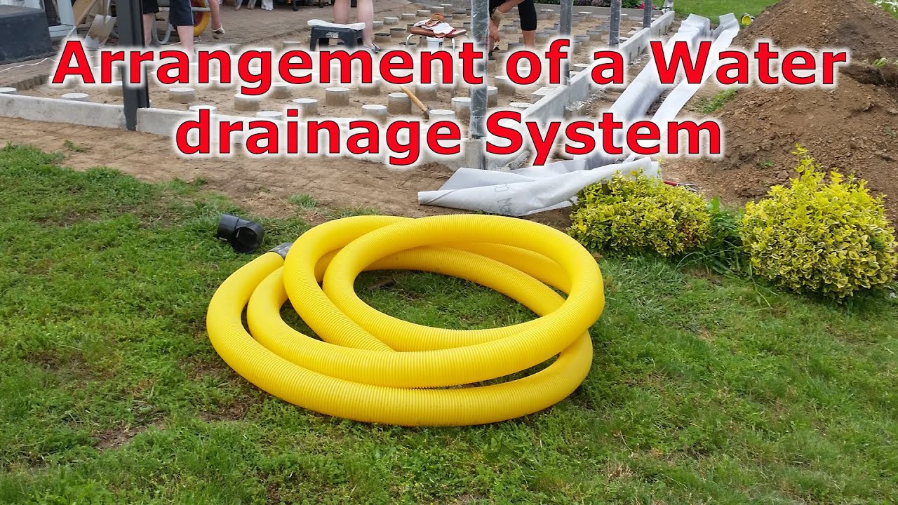 Arrangement of a Water drainage System from the Terrace - YouTube