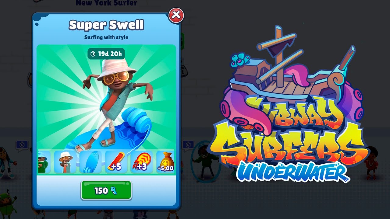 SUBWAY SURFERS UNDERWATER 2024 : SUPER SWELL BUNDLE - YouTube