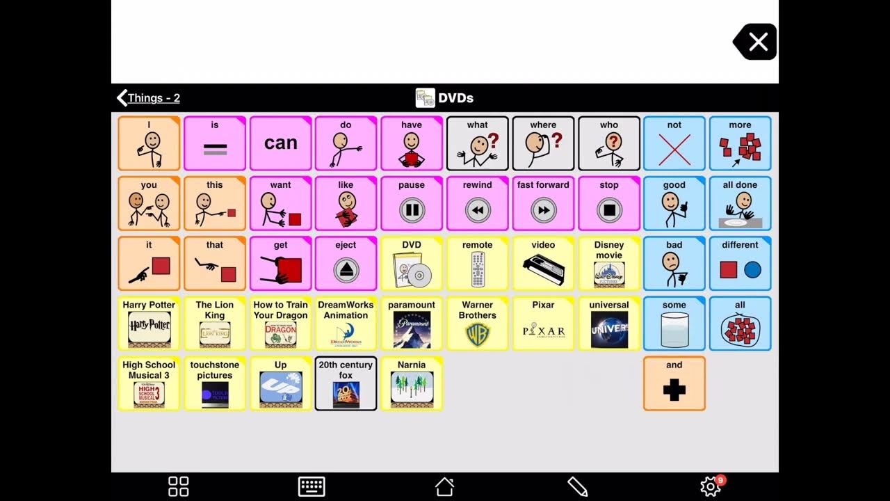 Proloquo2go search and add features - YouTube