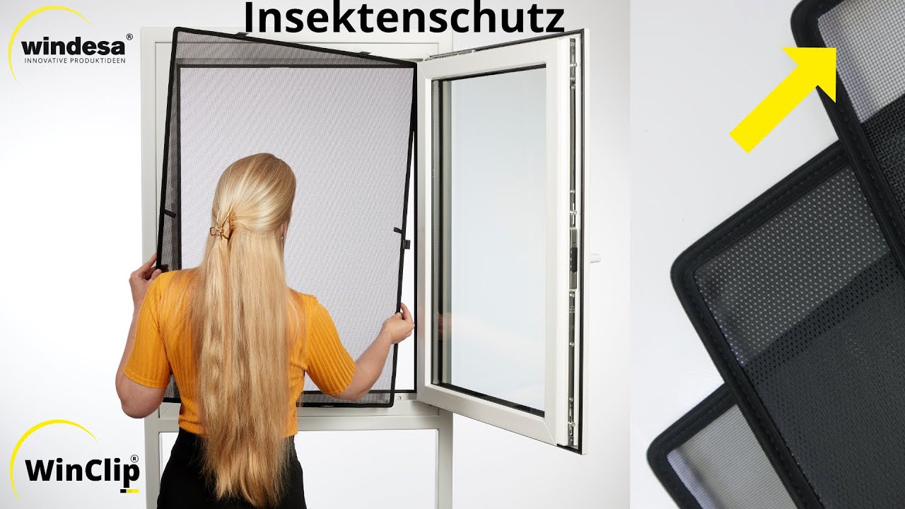 Insektenschutz ohne bohren für Ihre Fenster: WinClip Bug - Der ...