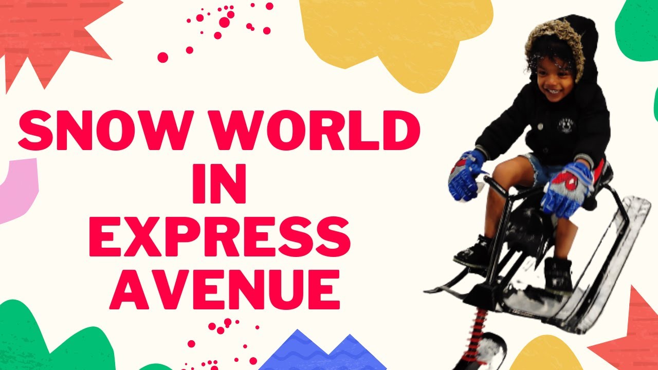 Snow World in Express Avenue Chennai | Snow Fall Chennai | Snow in ...