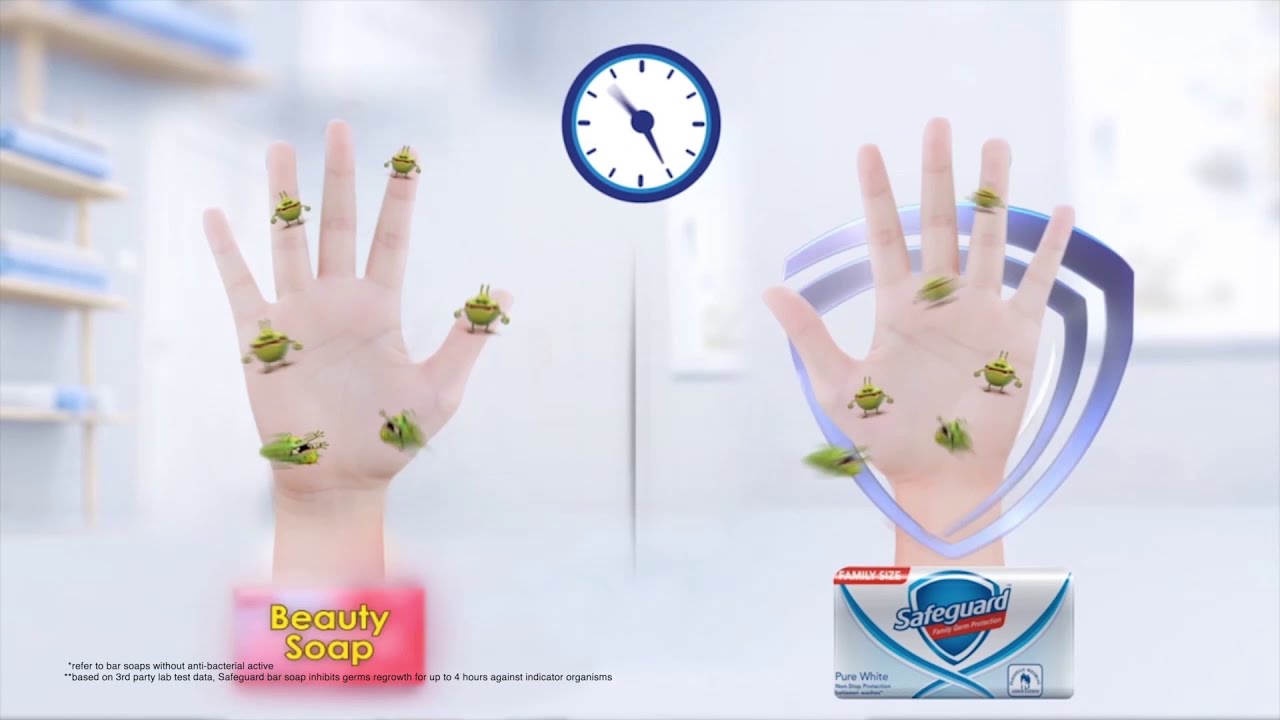 Safeguard Pure White - germs se ghanto hifazat - YouTube