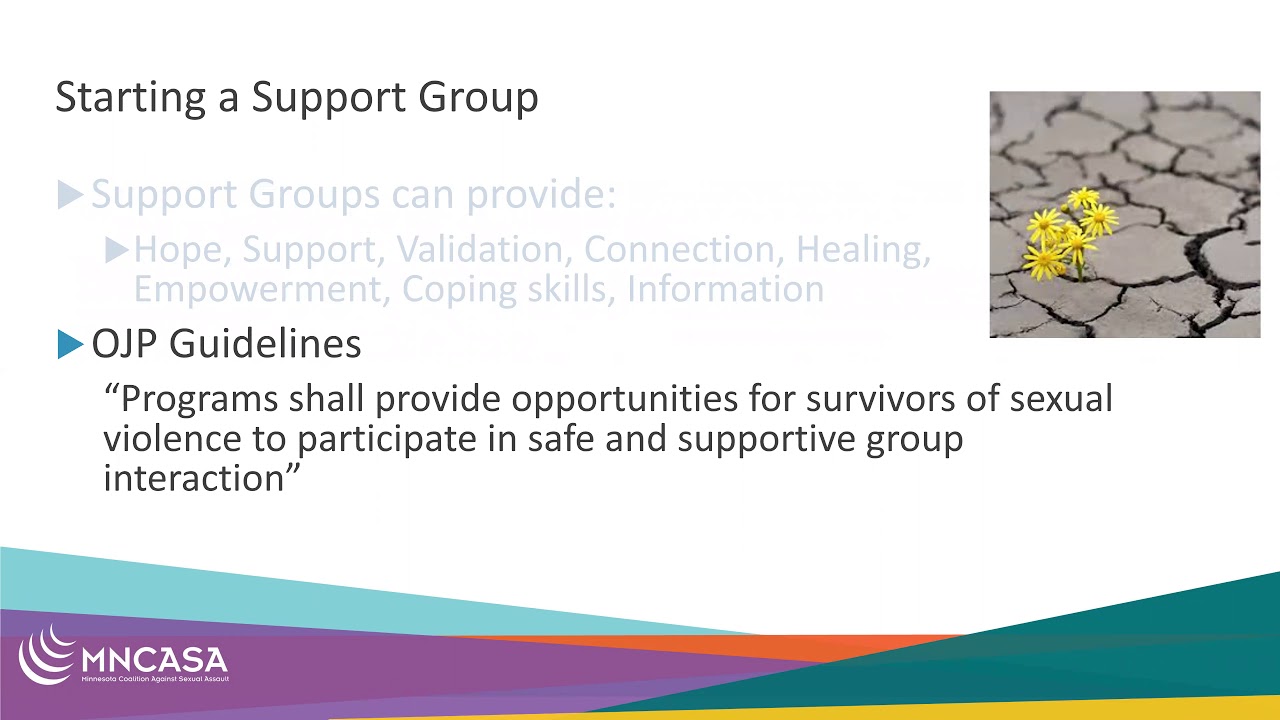 MNCASA Webinar: Support Groups 101: Basics for Anti-Sexual Violence ...