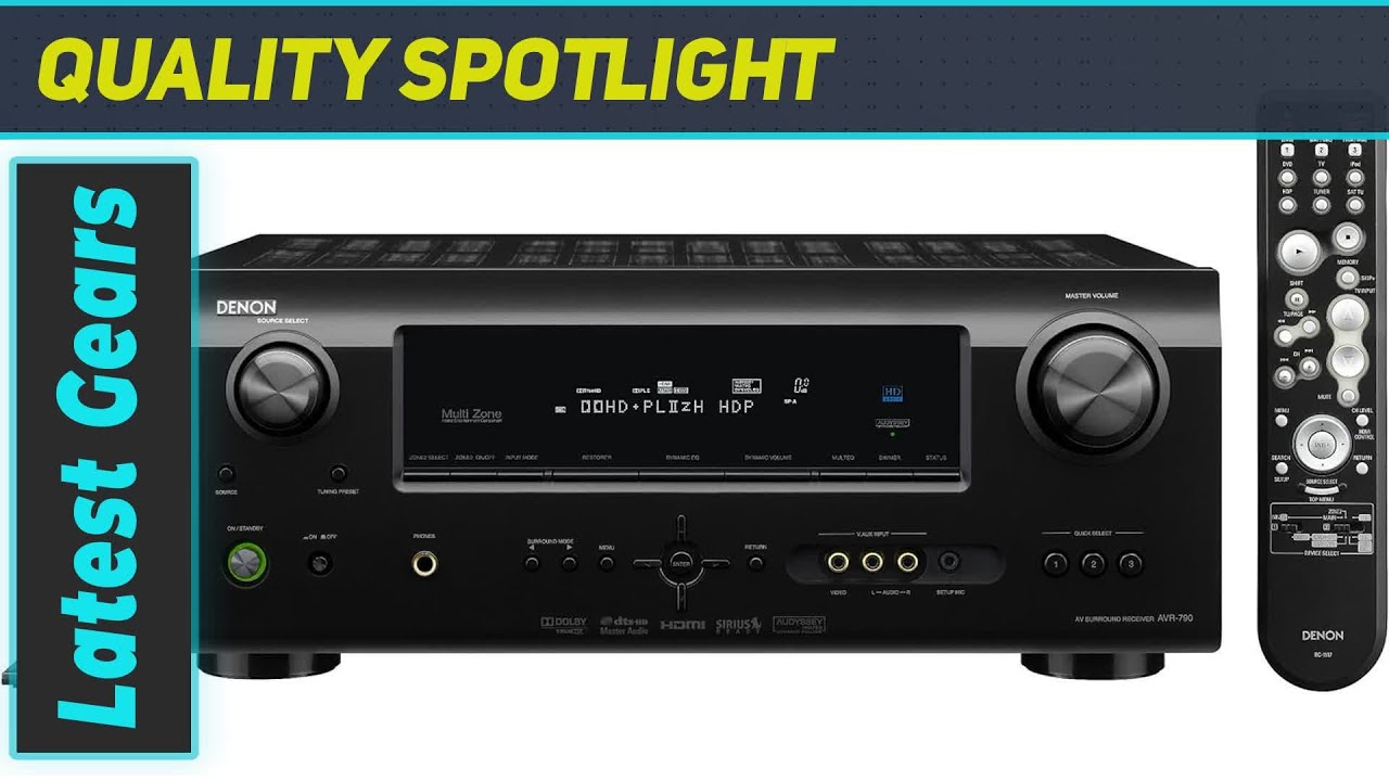 "Denon AVR790 7.1-Channel Home Theater Receiver - Unleash the Cinematic ...