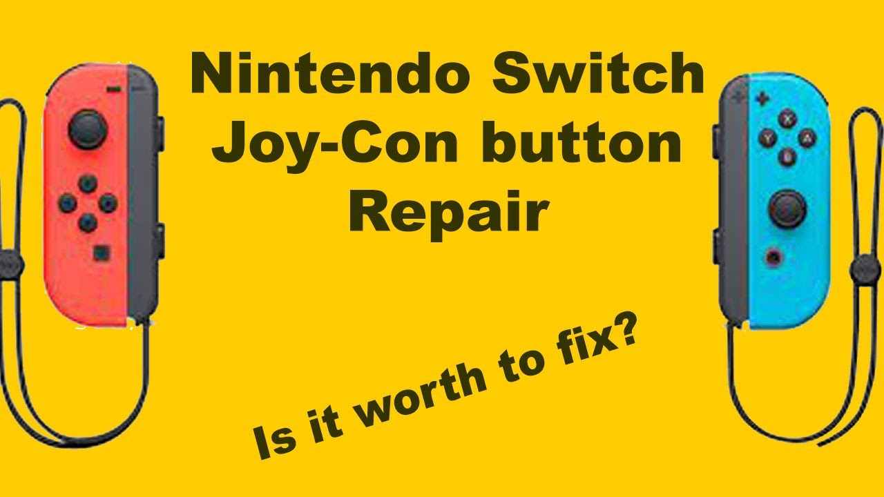 Nintendo Switch Joy Con button repair (maybe not worth it) - YouTube