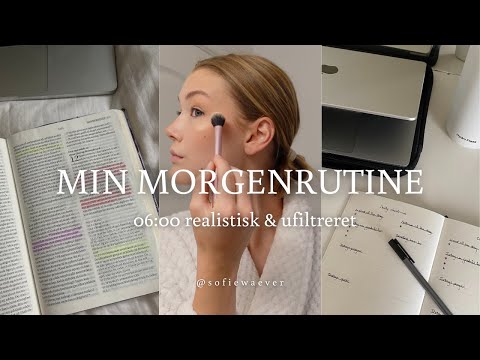 MIN MORGENRUTINE // autentisk og ufiltreret🤍