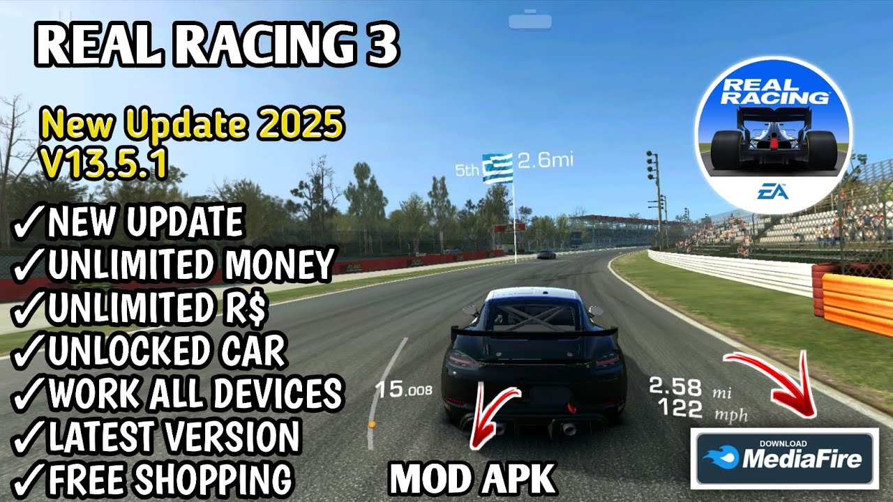 Real Racing 3 | v13.5.1 | Mod Apk | Unlimited Money Unlocked Car ...
