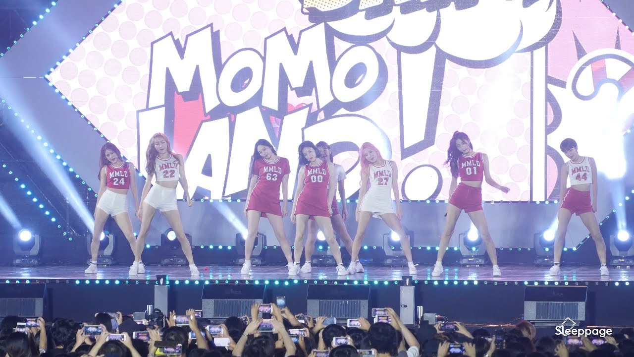 [4K] 180721 모모랜드 MOMOLAND 배앰 BAAM @ 안동KPOP콘서트 By Sleeppage - YouTube
