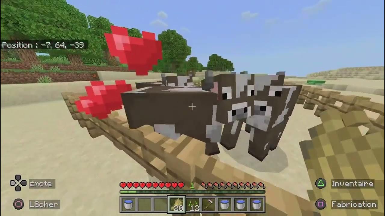 [TUTO] COMMENT faire REPRODUIRE une VACHE sur MINECRAFT ? - YouTube