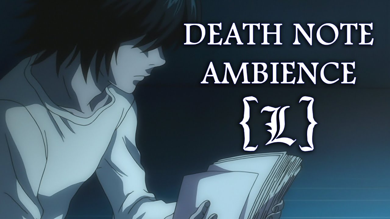 Death Note Ambience [L] - [Nighttime Room, Intense Typing, Thinking ...