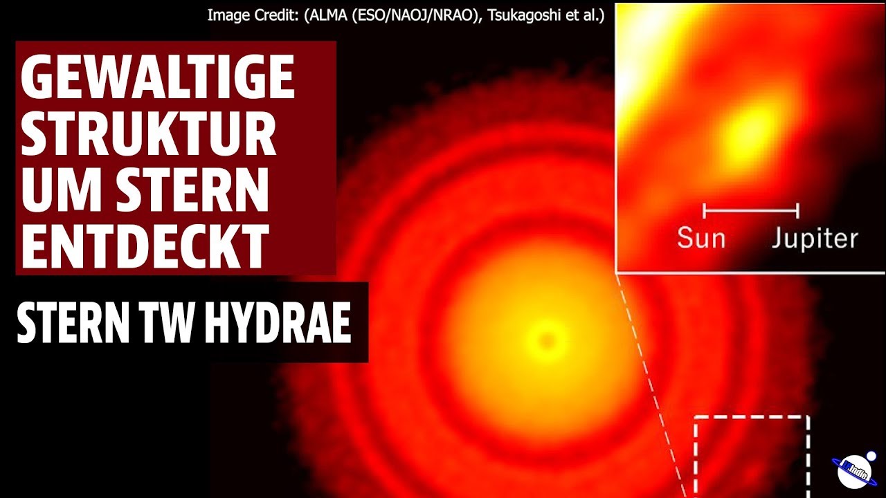Gewaltige Struktur um Stern entdeckt - Stern TW Hydrae - YouTube