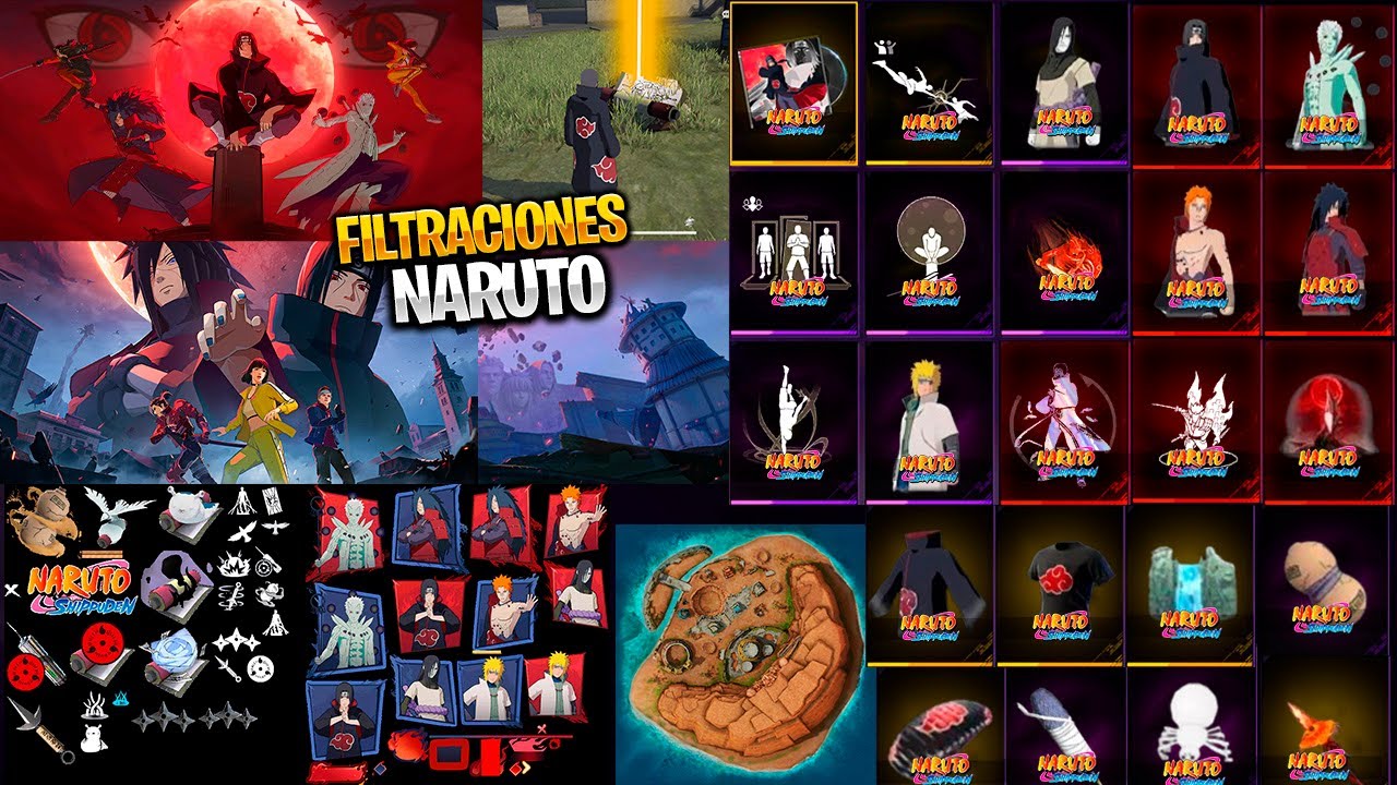 PRIMERAS FILTRACIONES CAPITULO 2 NARUTO SHIPPUDEN X FREE FIRE | NUEVO ...