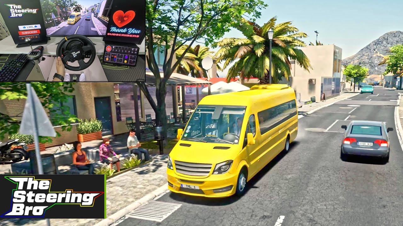Tourist Bus Simulator - Mercedes-Benz Sprinter (W906) Shuttle Bus! "4K ...