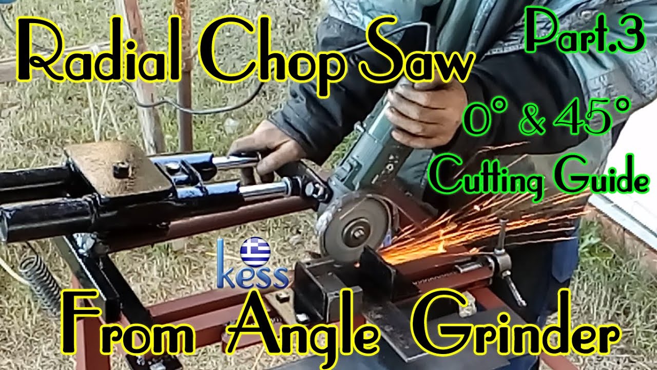 Angle Grinder Base - DIY - Part.3 0° & 45° Cutting Guide - YouTube